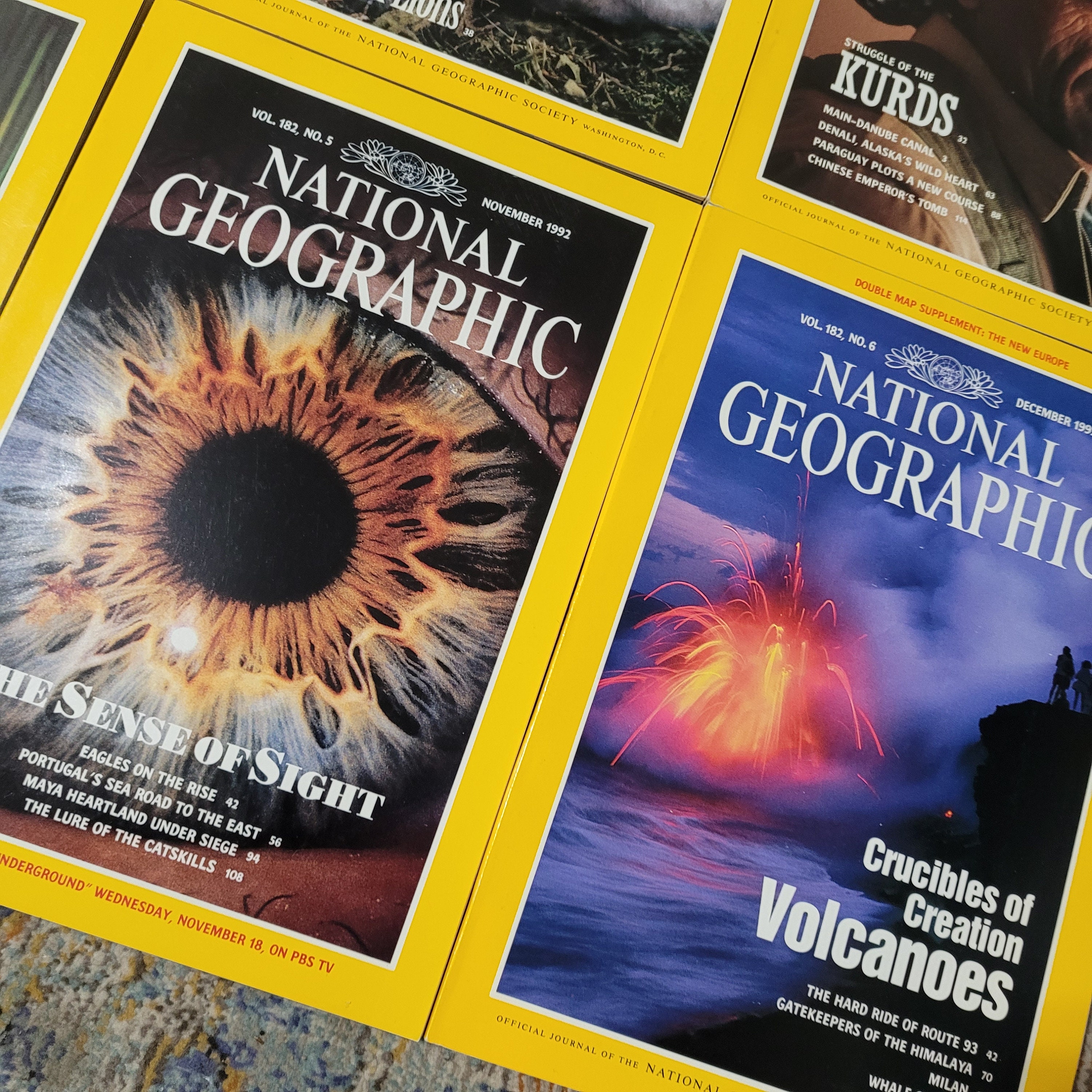 1992 National Geographic Magazine Collection Full Year Nat Geo Vintage ...