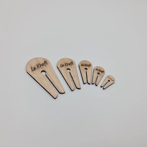 Laser Cut Packet Clip SVG File: 5 Sizes, Customizable Glowforge Ready ...