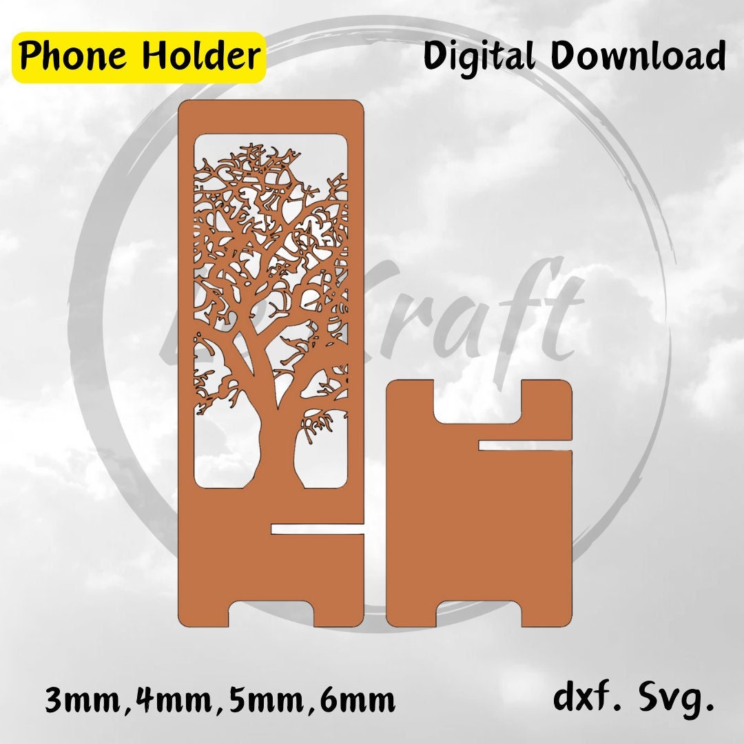 Phone Stand - Tree of Life Design, Laser Cut File - Digital Download #1 ...