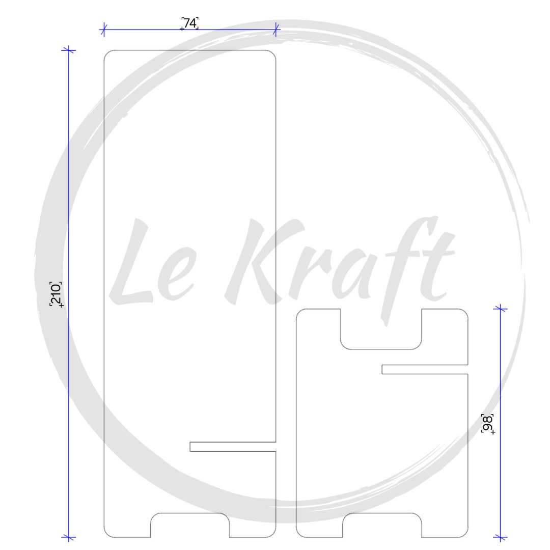 Phone Stand - 3 Design Pack, Laser Cut File - Digital Download - Etsy