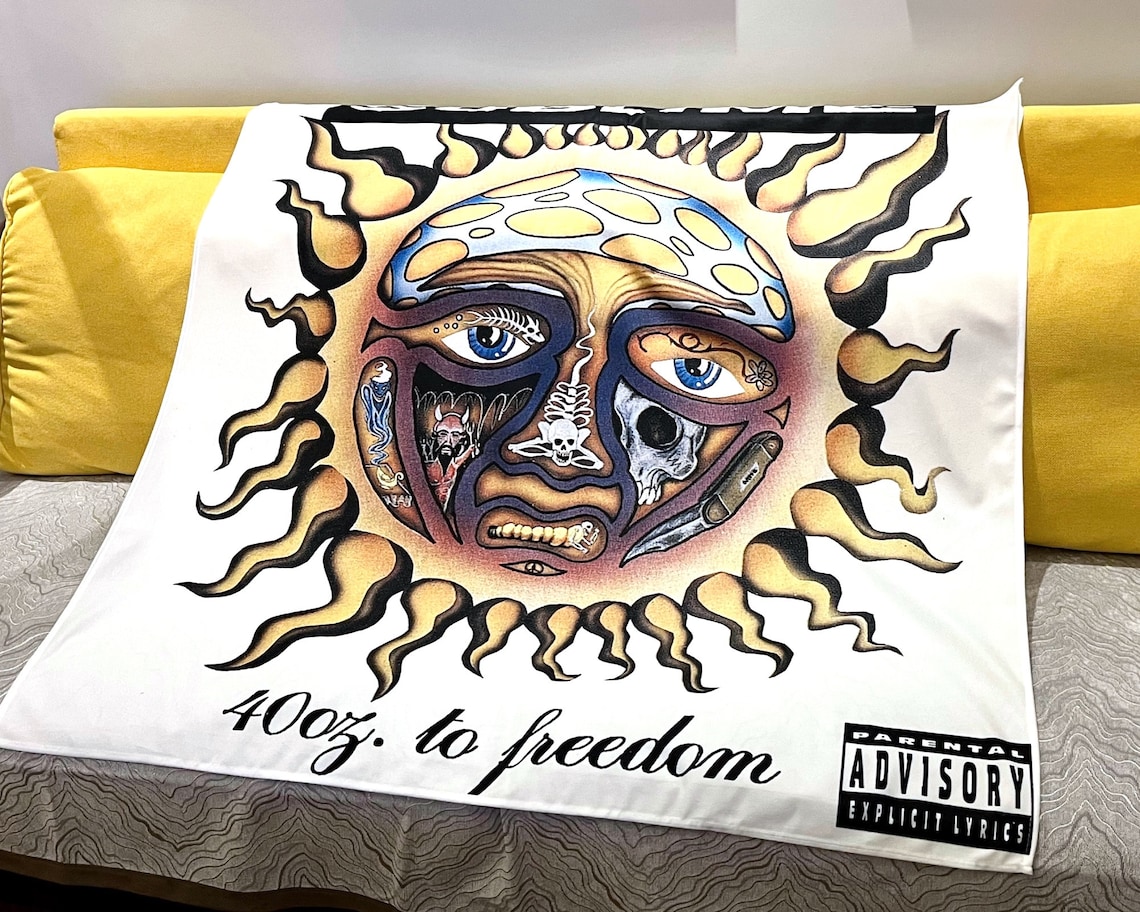 American Reggae Punk Rock Album Cover Collage Tapestry - Etsy