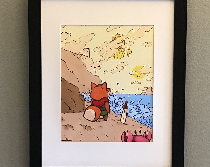Fox on the Beach (tunic) Fan Art Print - Etsy