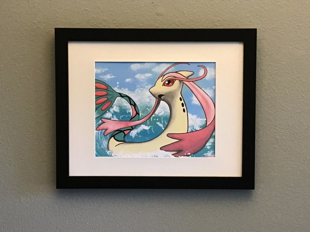 Milotic (pokémon: Brilliant Diamond/shining Pearl) Fan Art Print - Etsy