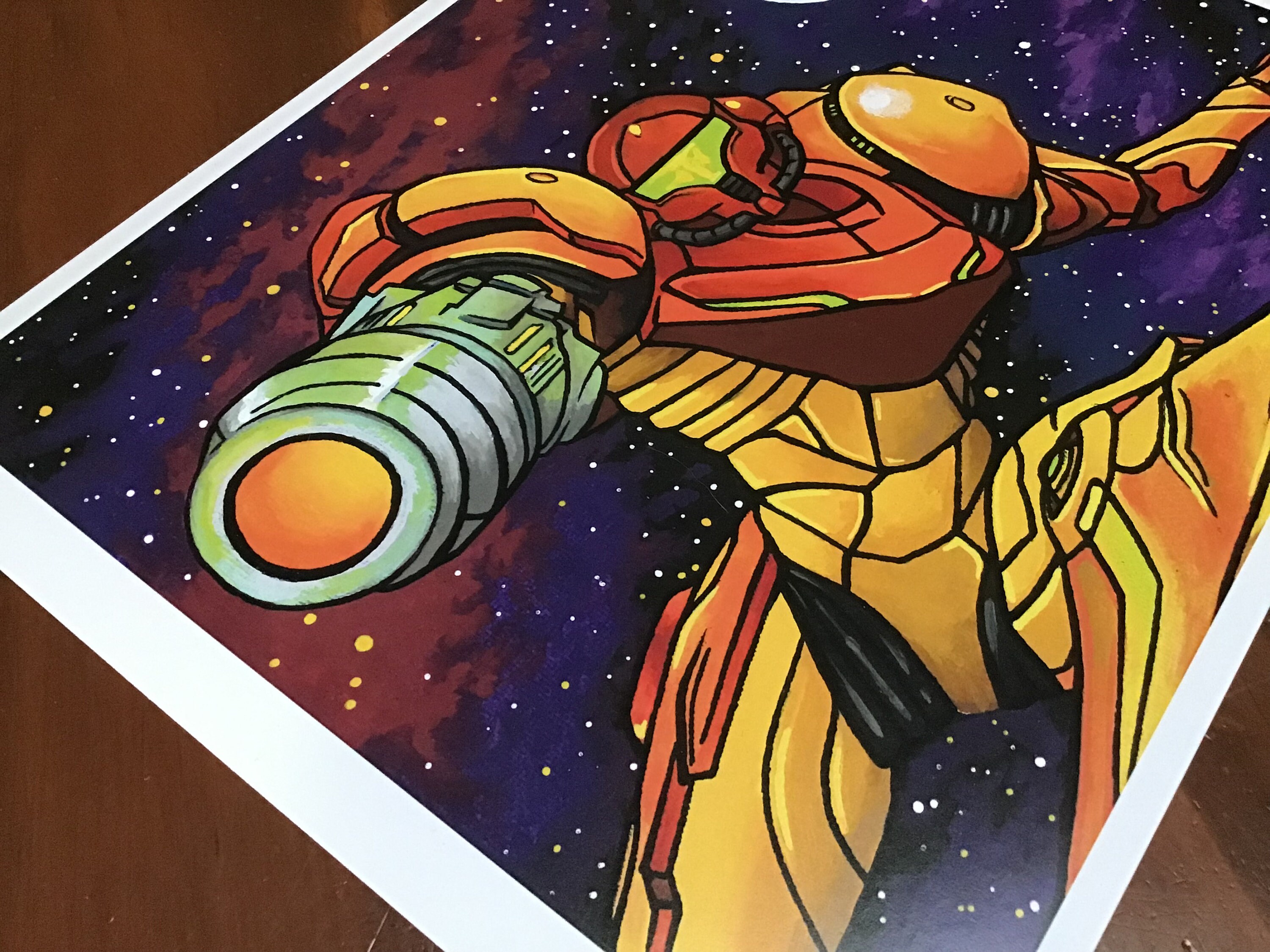 Prime Suit Samus (metroid Prime) Fan Art Print - Etsy