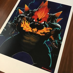 Kaiju Bowser (bowser's Fury) Fan Art Print - Etsy