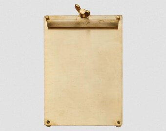 Brass Note Pad - Etsy