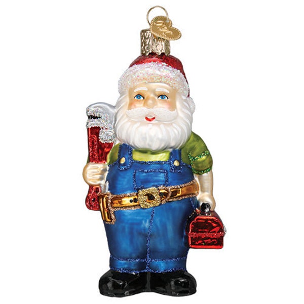 Santa Ornament - Etsy