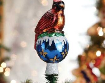 Cardinal Christmas Tree Topper Cardinal Tree Topper - Etsy