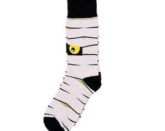 Halloween Mummy Socks - Etsy