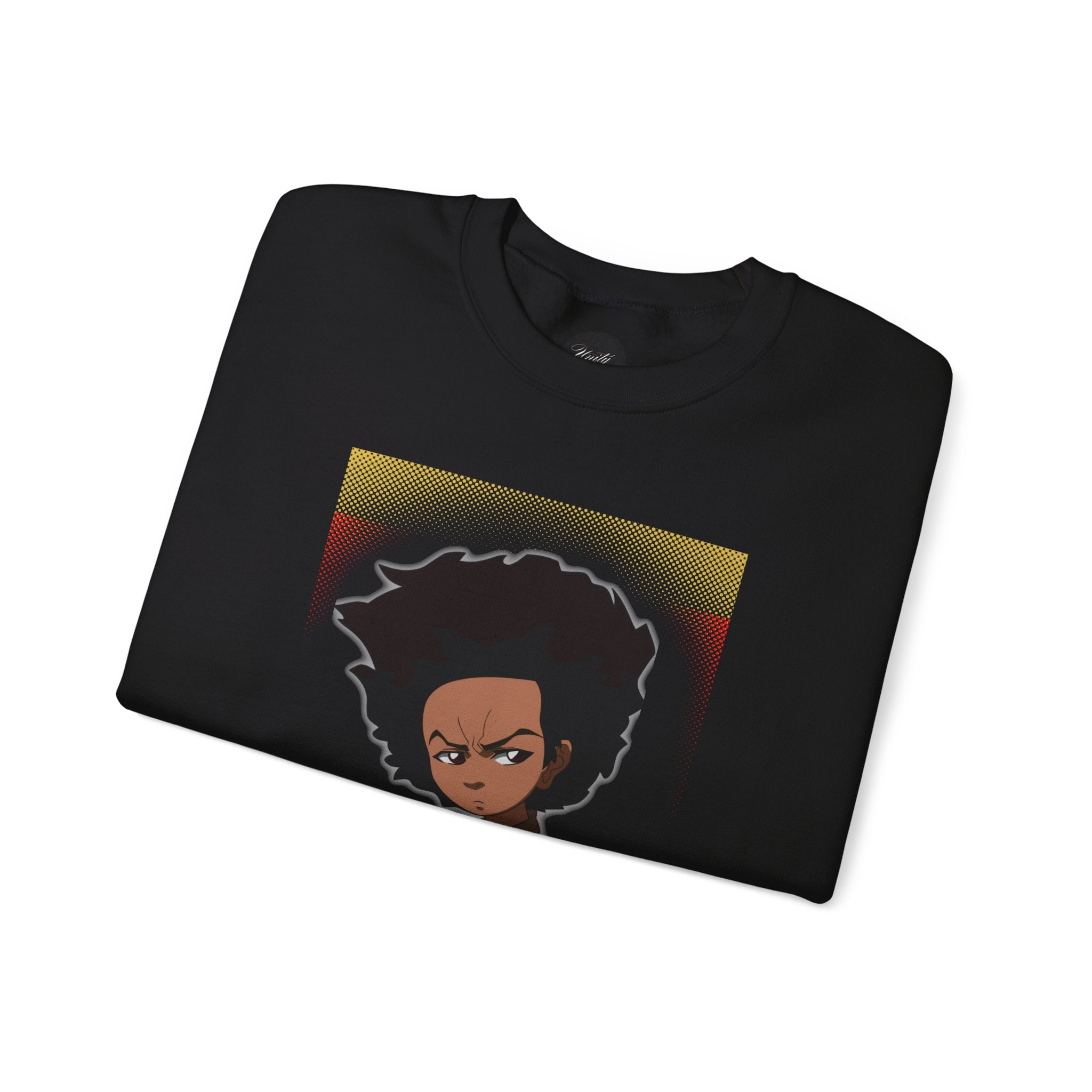 The Boondocks Sweatshirt, Unisex Crewneck Sweatshirt, Huey Freeman ...