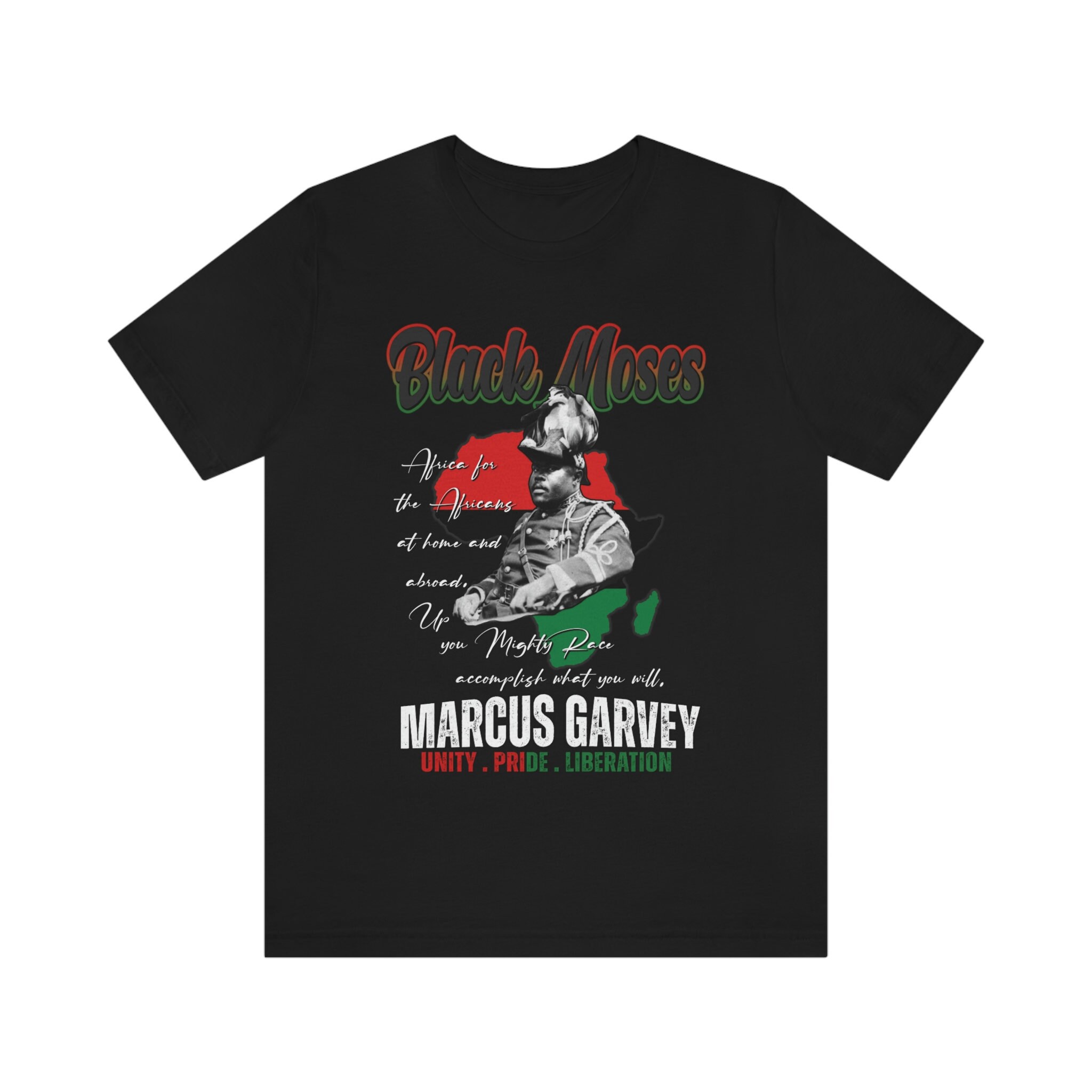 Marcus Garvey Shirt Black History Tee Liberation T-shirt - Etsy