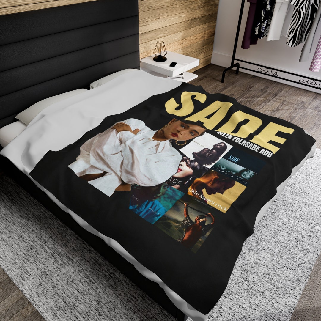 Sade Velvet Plush Blanket, Celebrity Plush Blanket, Velveteen Blanket ...