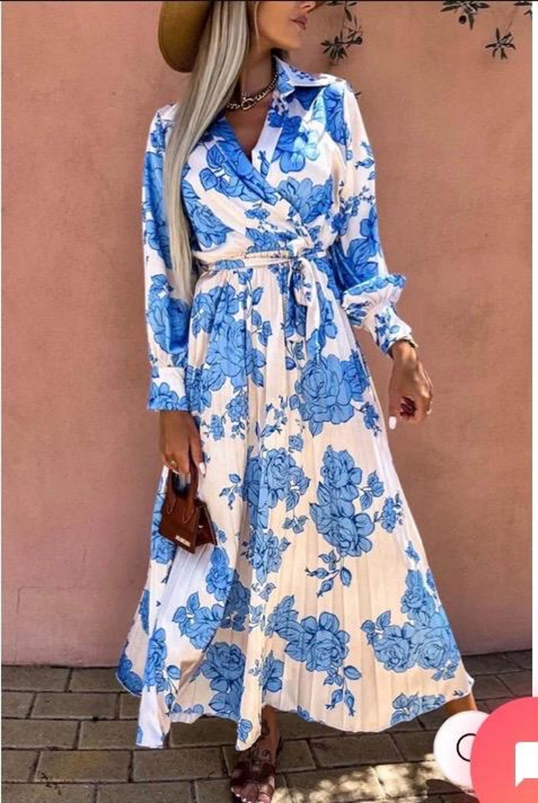 Floral Print Maxi Dress - Etsy