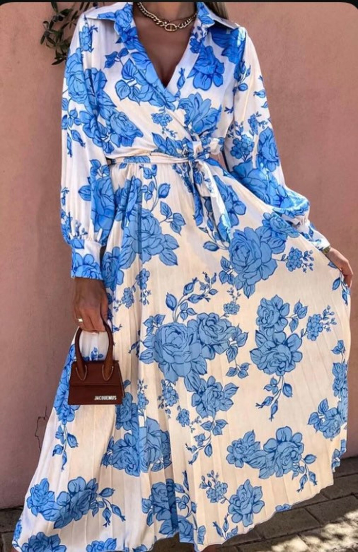 Floral Print Maxi Dress - Etsy