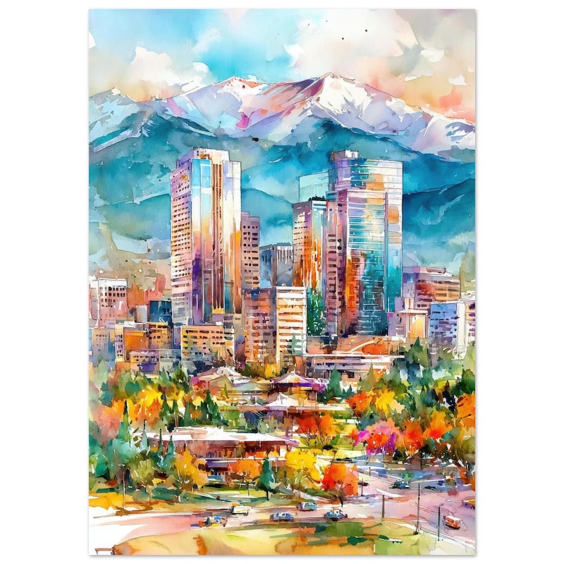 Colorado Watercolor - Etsy