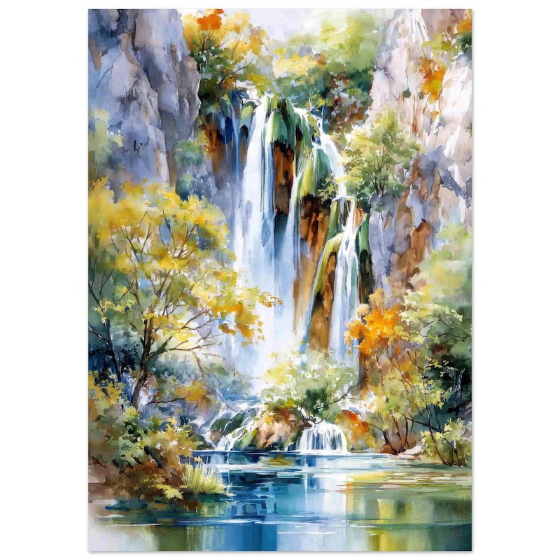 Plitvice Lake Wall Art - Etsy