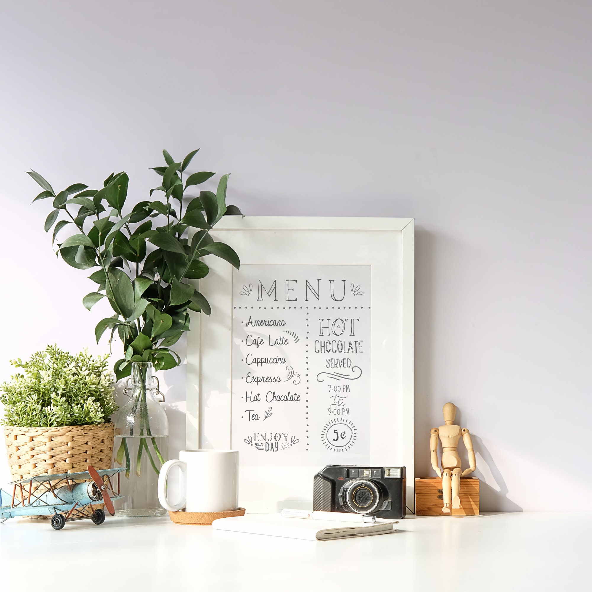 Coffee Station Menu, DIGITAL PRINTS, High Quality, Wall Decor, Wall Art ...