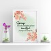 Spring Reminder, Change Season, Quote, DIGITAL PRINTS, High Quality ...