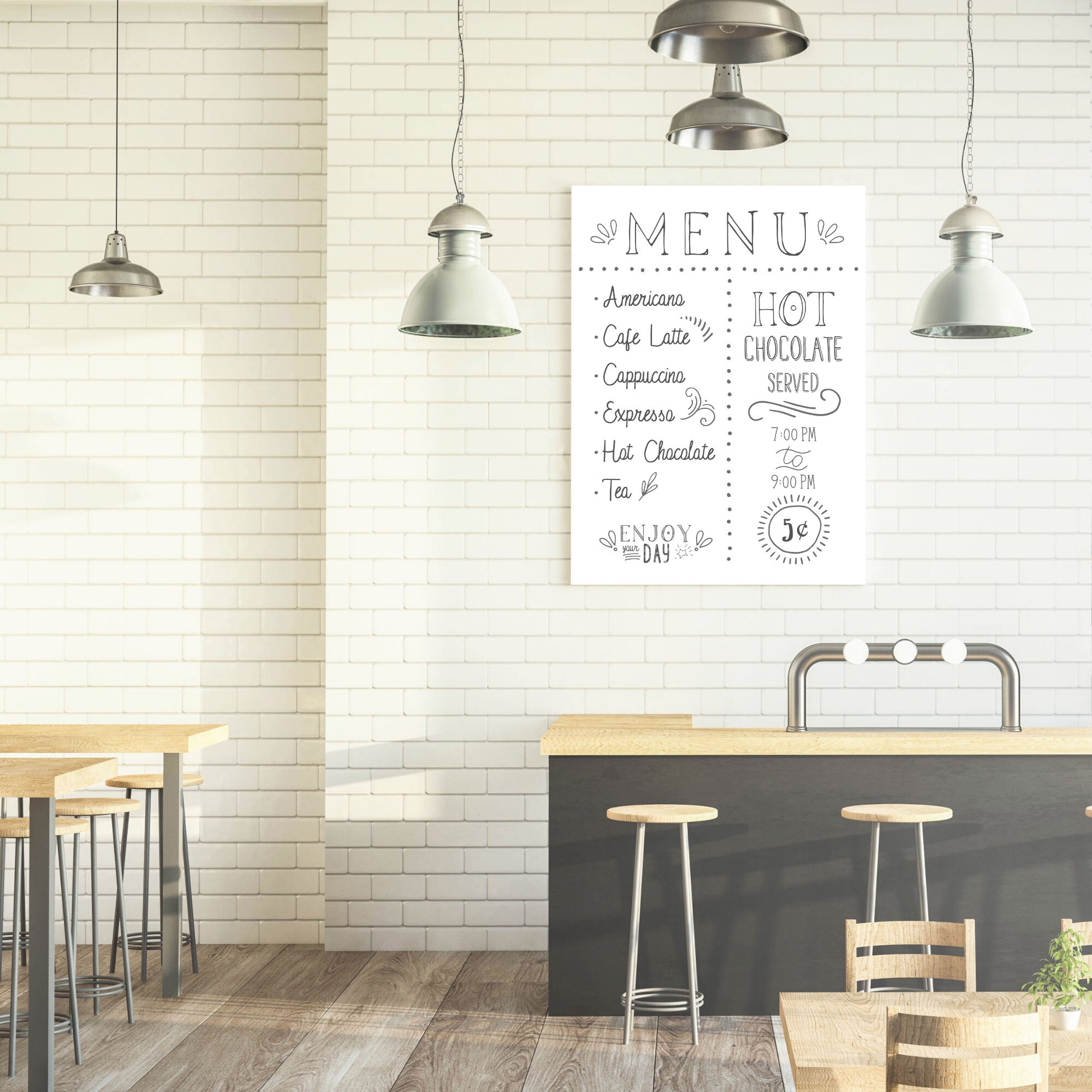 Coffee Station Menu, DIGITAL PRINTS, High Quality, Wall Decor, Wall Art ...