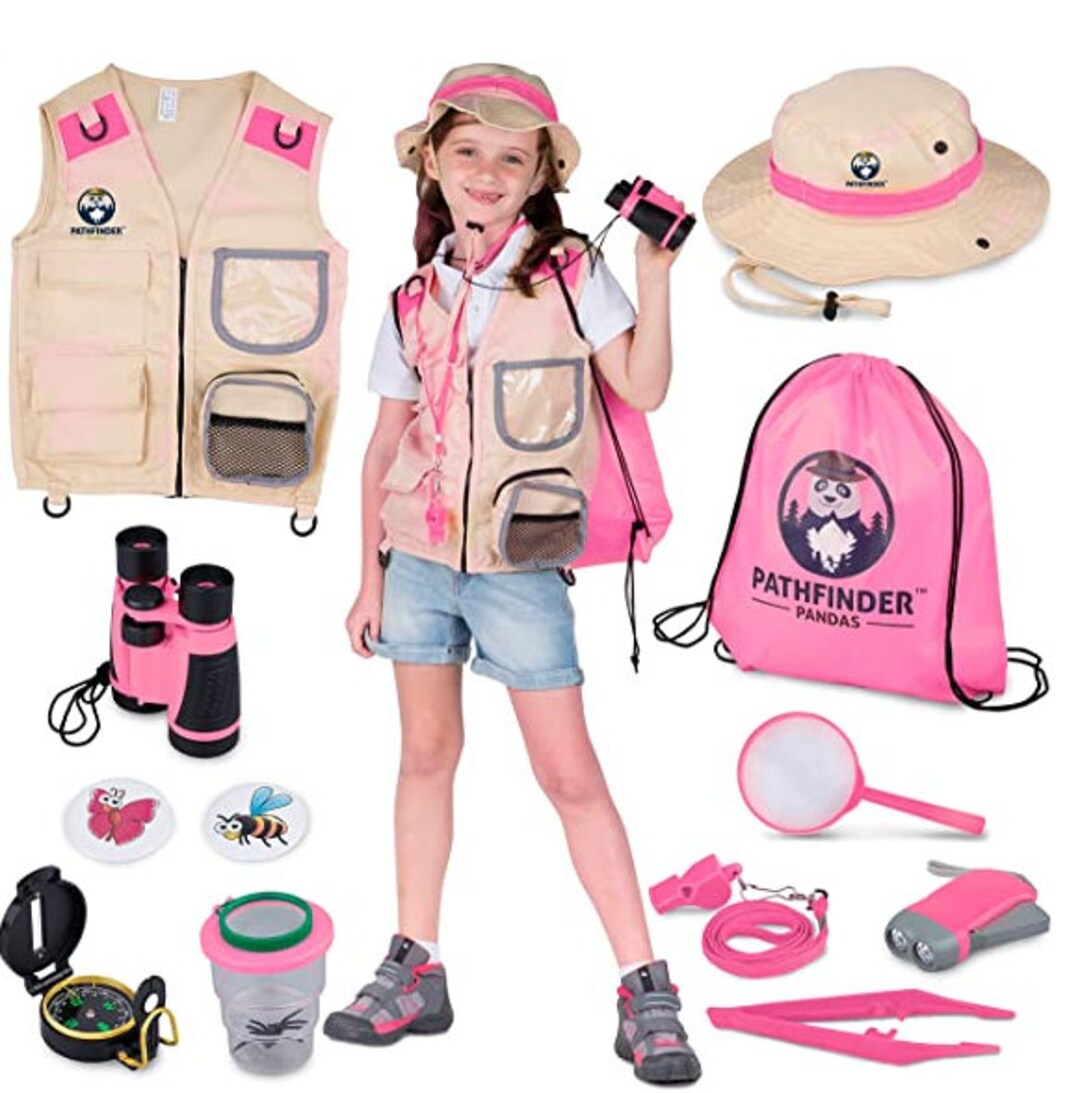 Kids Explorer Kit/premium Outdoor & Adventure Kit for Girls Ages 4-12 ...