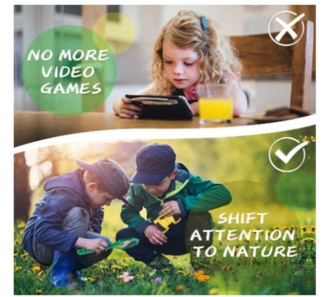 24pcs Kids Outdoor Adventure Camping Kit & Bug Catcher Kit With ...