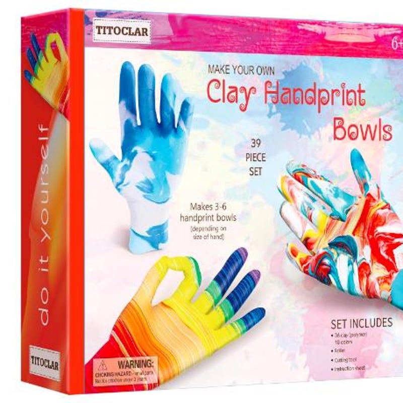 Handprints in Clay - Etsy