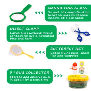 24pcs Kids Outdoor Adventure Camping Kit & Bug Catcher Kit With ...