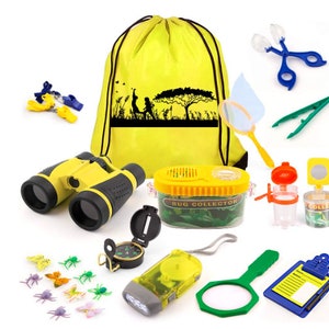 24pcs Kids Outdoor Adventure Camping Kit & Bug Catcher Kit With ...