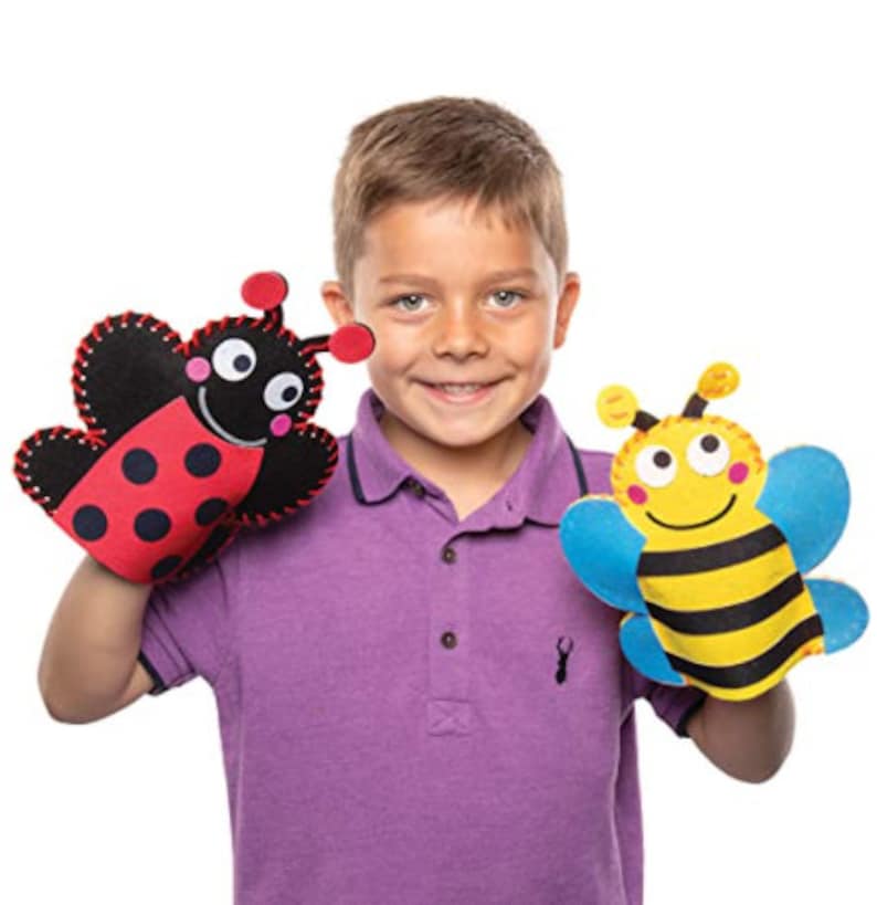 Bug Hand Puppet Sewing Kits Pack of 3 Story Telling/ - Etsy
