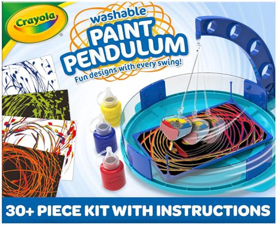 Crayola Paint Pendulum Kit (30pcs), Washable Kids Art Set, Fun Gift for ...