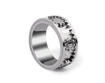 Gear Ring - Etsy