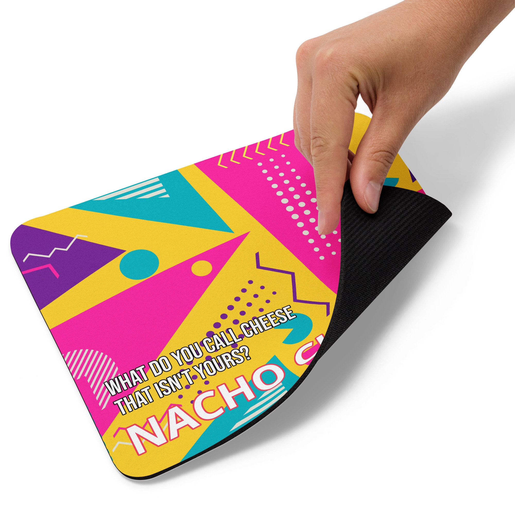 90s Mouse Pad - Nacho Cheese! Easy-glide Surface and Non-slip Natural ...