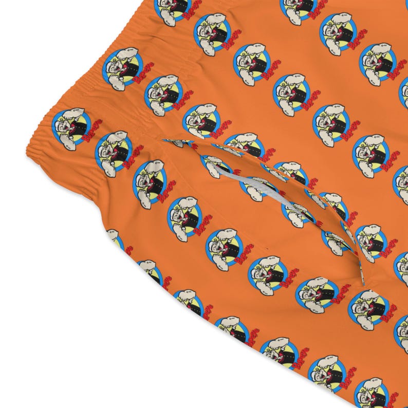 Popeye the Sailor Man Cartoon Swim Trunks: Orange Swim Shorts - Etsy