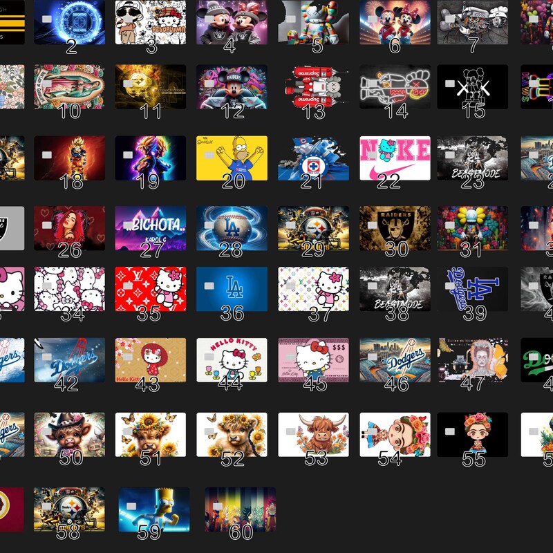 Card Stickers - Etsy