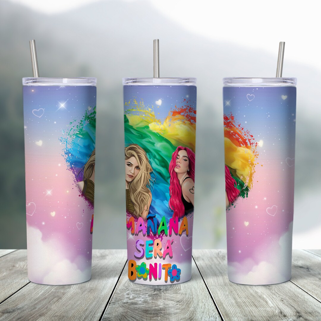 Custom Tumbler Shakira Karol G - Etsy