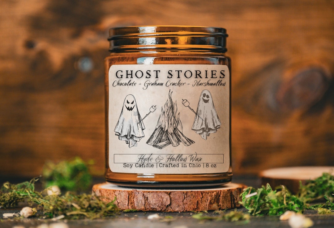Ghost Stories, Smores Marshmallow Candle, Soy Candle, Ghost Candle ...