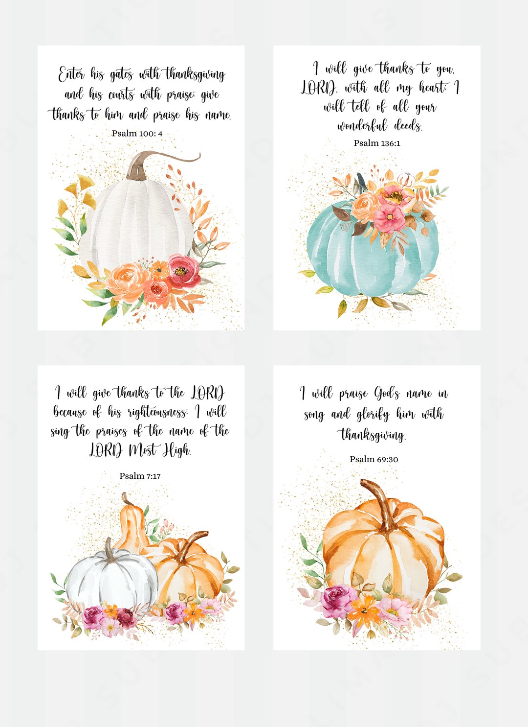 Thanksgiving Bible Verses Png/pdf/thanksgiving Pumpkin Card Bible Verse ...
