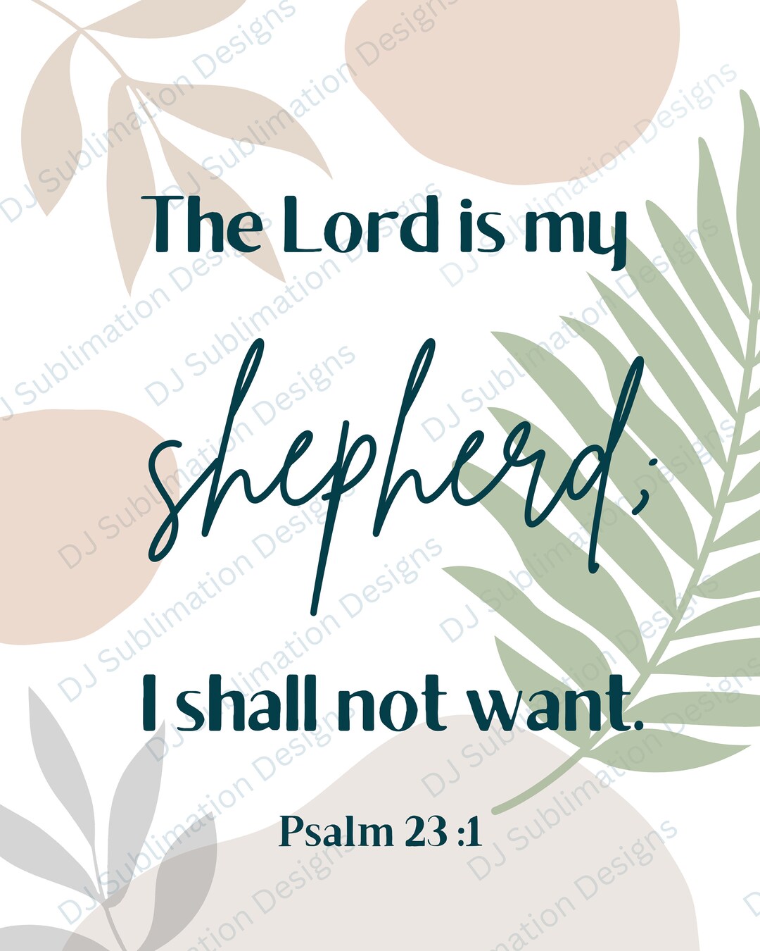 The Lord is My Shepherd/boho Png/boho Baby Room Print/pillow ...