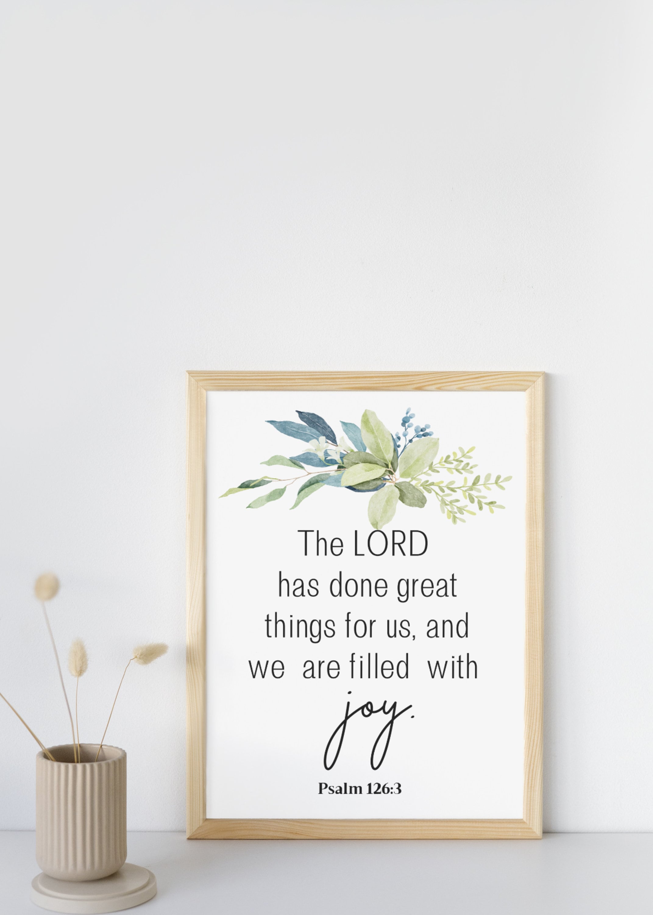 The Lord Has Done Great Things for Us, and We Are Filled With Joy ...