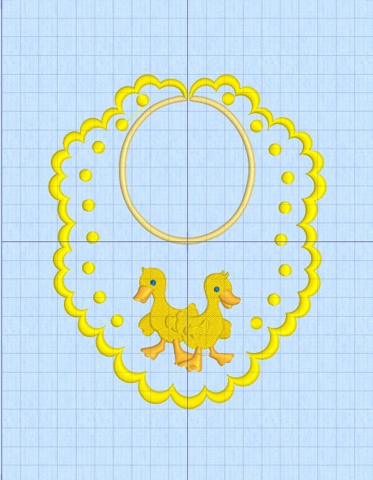 Baby Bib Machine Embroidery Design, Baby Bib Digital Embroidery Design ...
