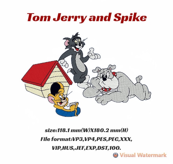 Tom And Jerry Spike The Dog