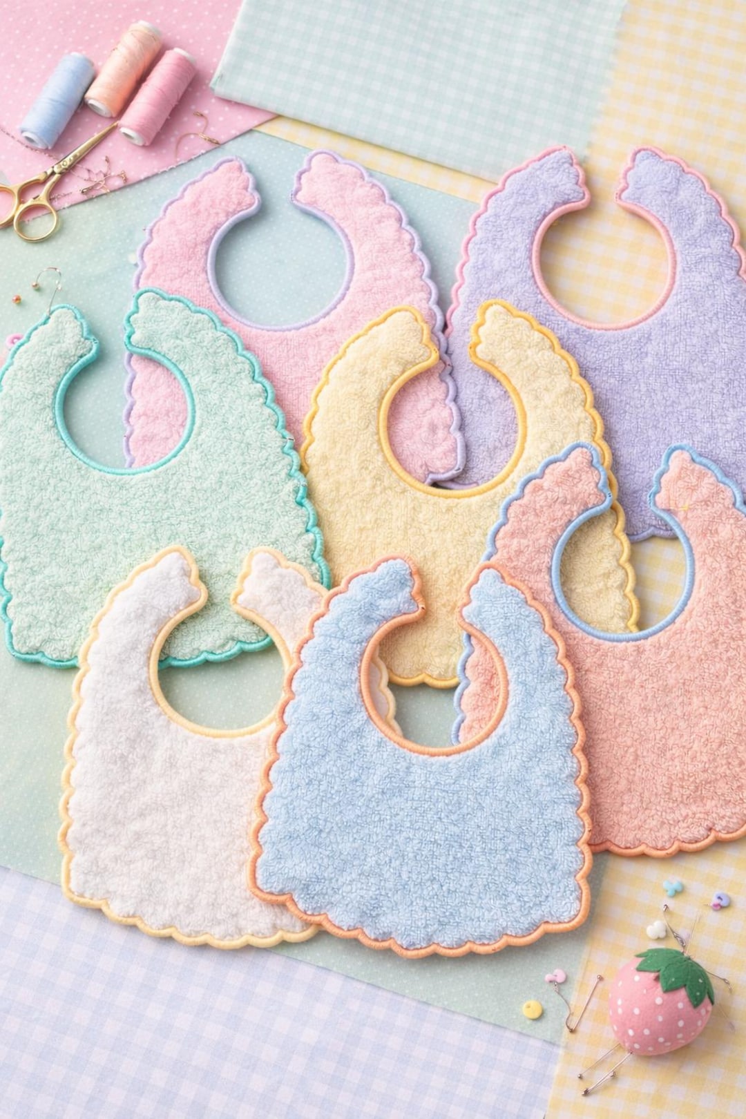 ITH Baby Bib Embroidery Design – In-the-hoop Template (instant Download ...