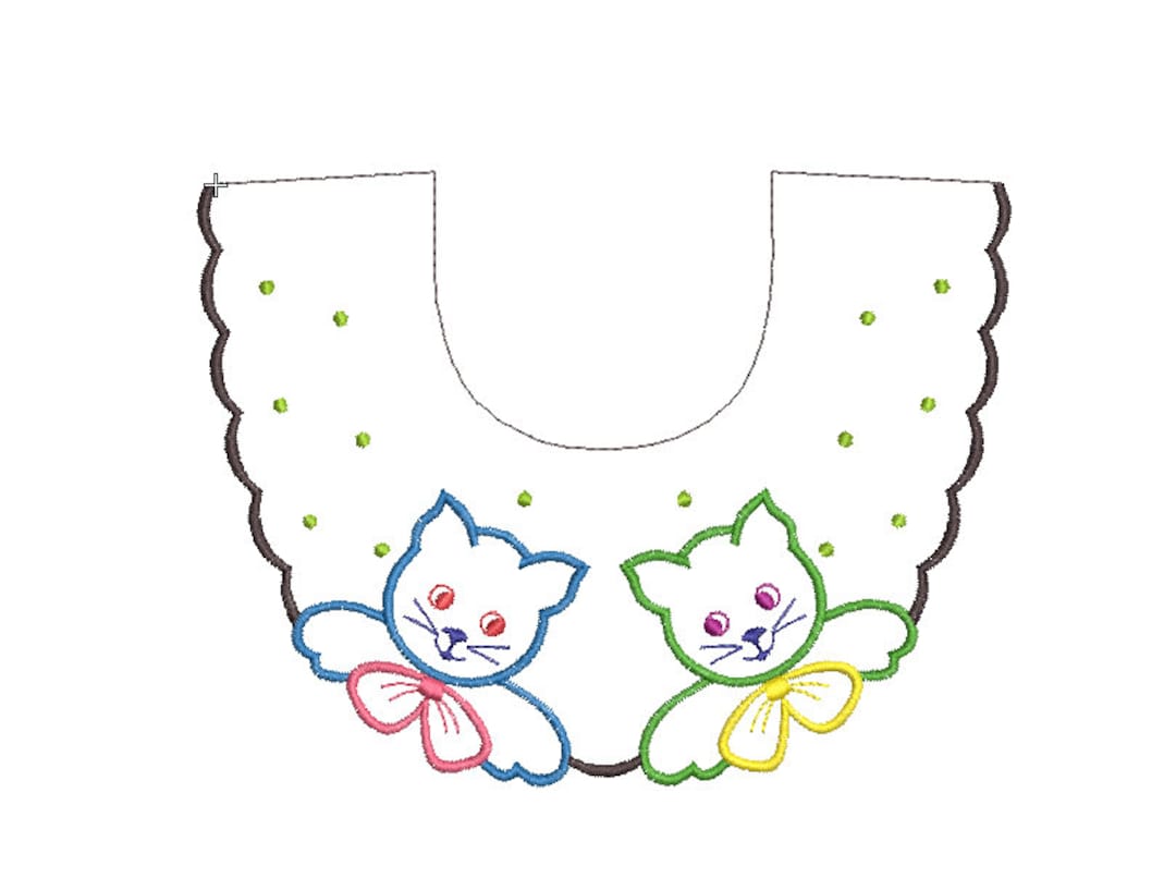 Baby Collar Embroidery Design,machine Embroidery Design,digital ...