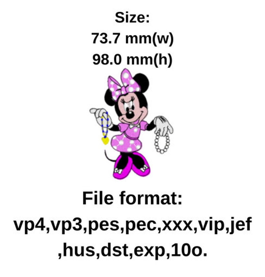 Minnie Mouse Embroidery Design,minnie Mouse,machine Embroidery Design ...