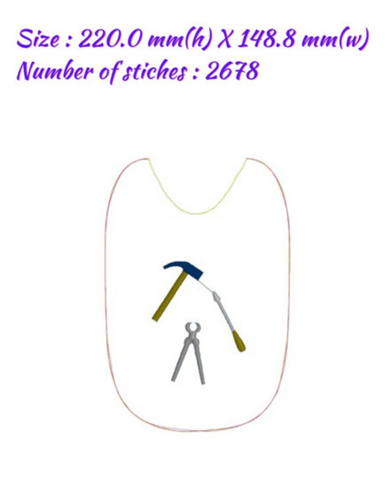 Boys Bibs in the Hoop Machine Embroidery Designs, Bibs Digital ...