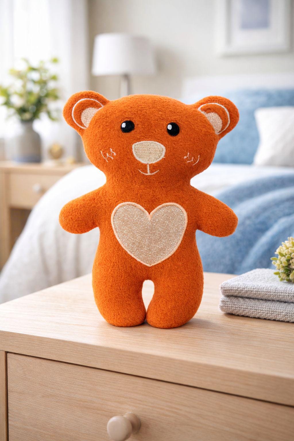 ITH Teddy Bear Embroidery Design – Heart Applique, 3 Sizes (PDF Pattern ...