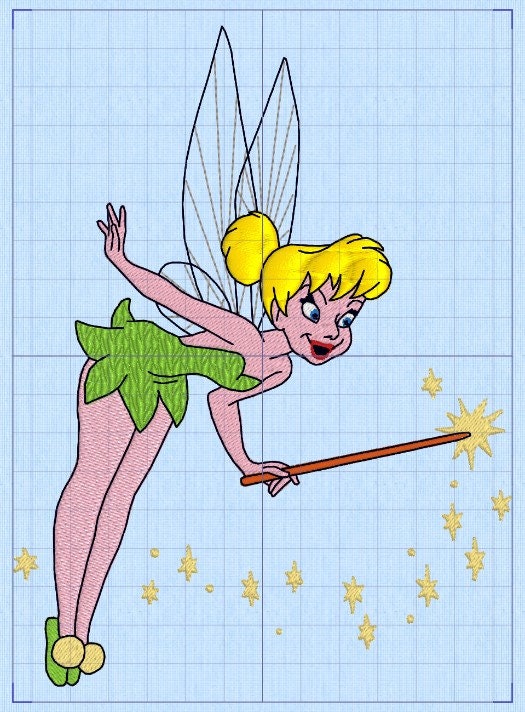 Fairy Machine Embroidery Design,fairy Digital Embroidery Design,instant ...