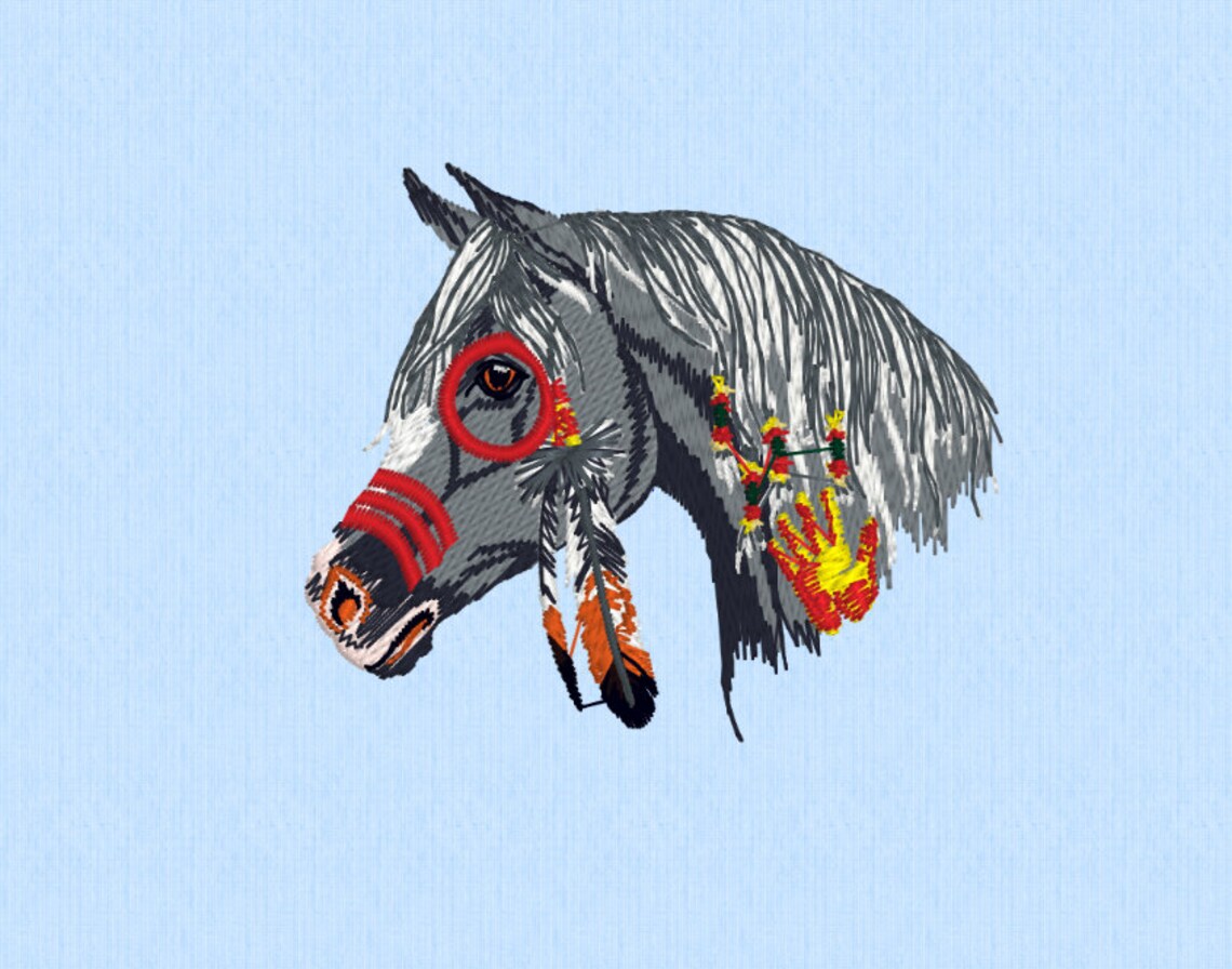 Horse Machine Embroidery Designs, Animals Embroidery,digital Embroidery ...