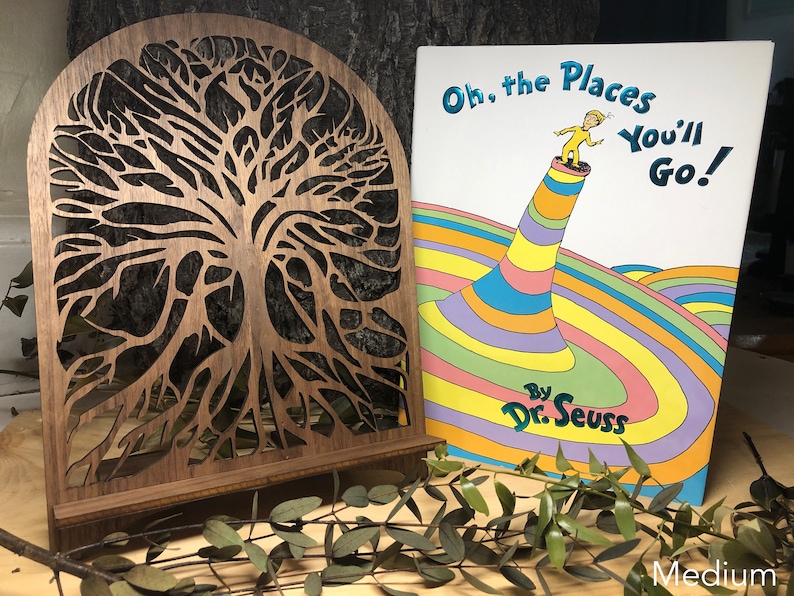 Black Walnut Tree Book Stand - Etsy