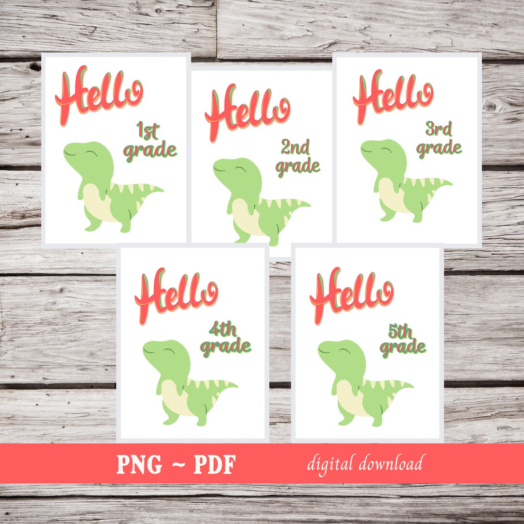 Hello Grade School PNG, Back to School Pdf, Teacher Clipart, Student ...